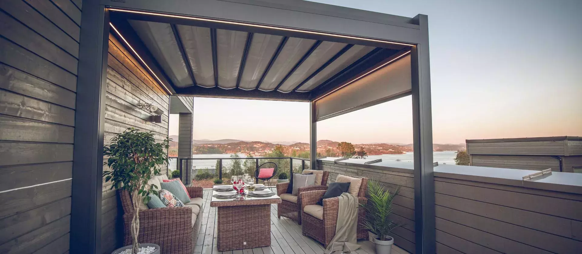 BRUSTOR B300 pergola canopy | Brustor